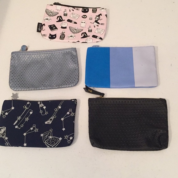 ipsy | Bags | Bundle Of Five Ipsy Cosmetic Bags | Poshmark
